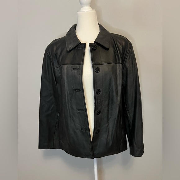 Vintage | Jackets & Coats | Vintage Jg Hook Leather Jacket | Poshmark
